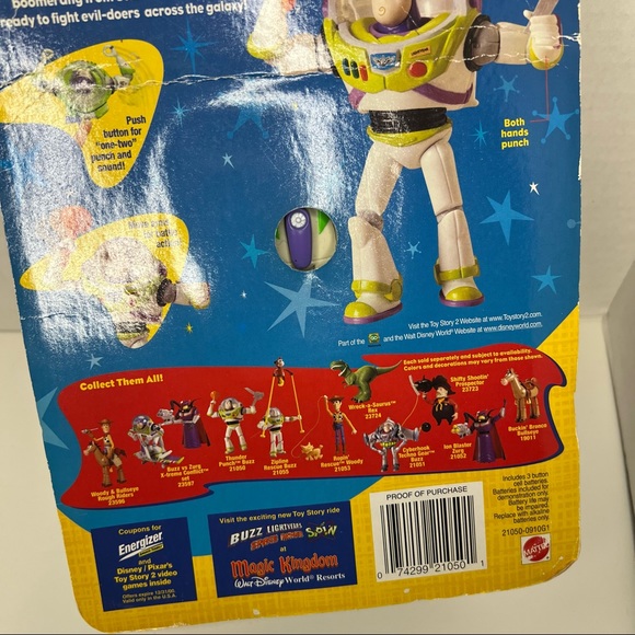 Disney | Toys | 999 Disney Toy Story 2 Buzz Lightyear Thunder Punch ...